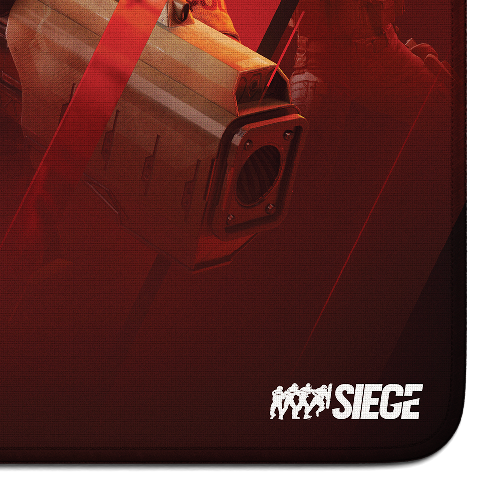MOUSEPAD GAMER FALLEN RAINBOW6 SPEED++ GRANDE PRETO - MP-R6-SMM-GR