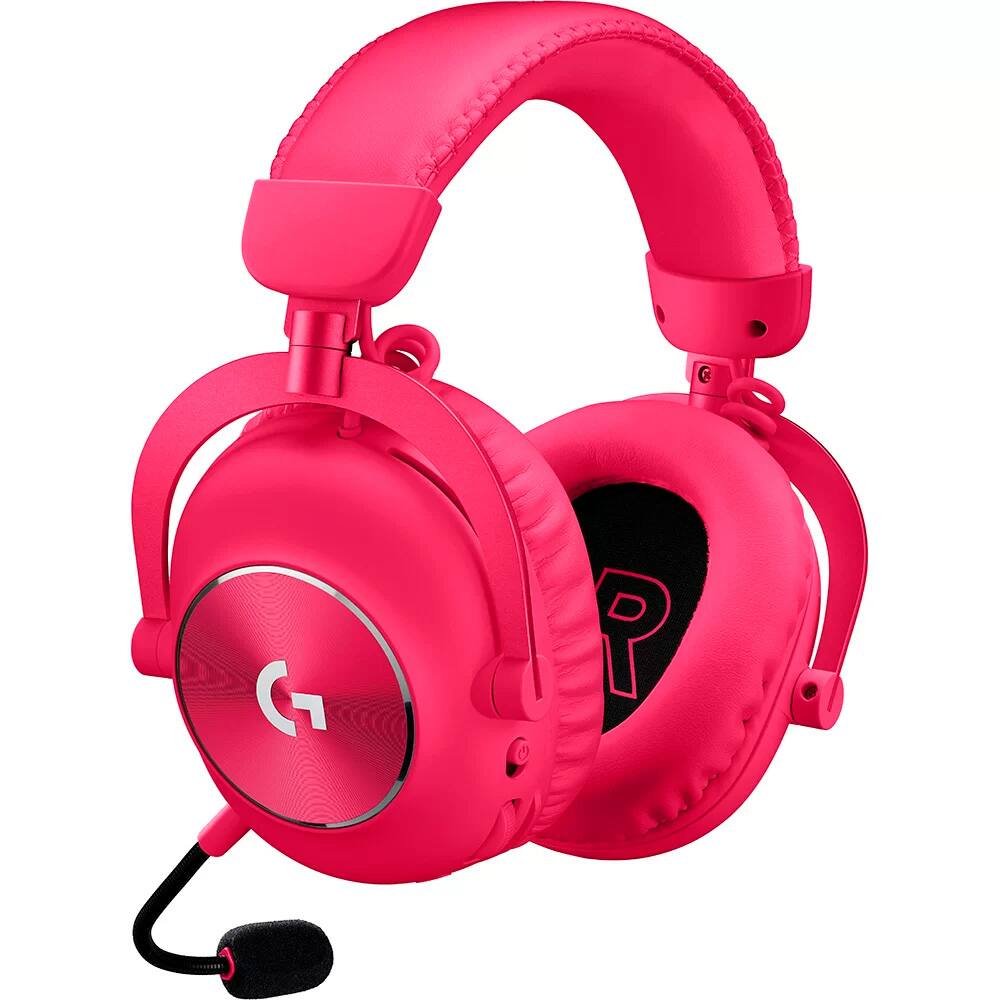 Headset Gamer Sem Fio Logitech G PRO X 2 LIGHTSPEED - Rosa Magenta ...