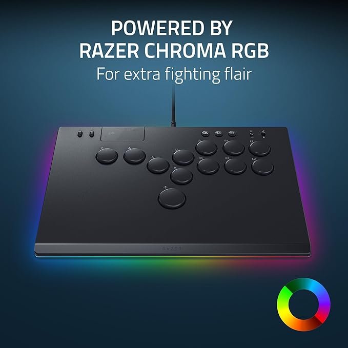 Razer Kitsune Controlador Arcade All-Button USB Type-C para PS5 e PC